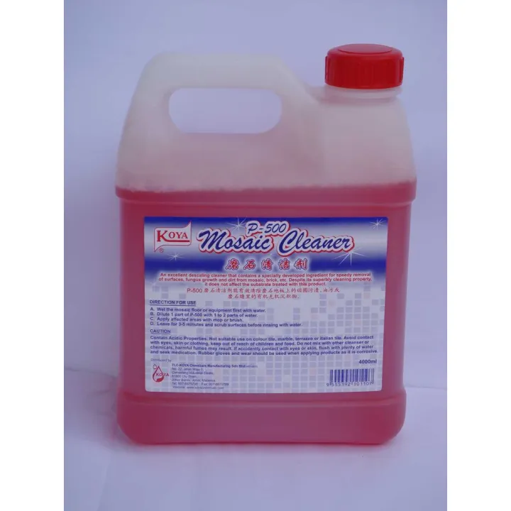 KOYA P-500A Mosaic Cleaner 磨石清洁剂 4000ML | Lazada