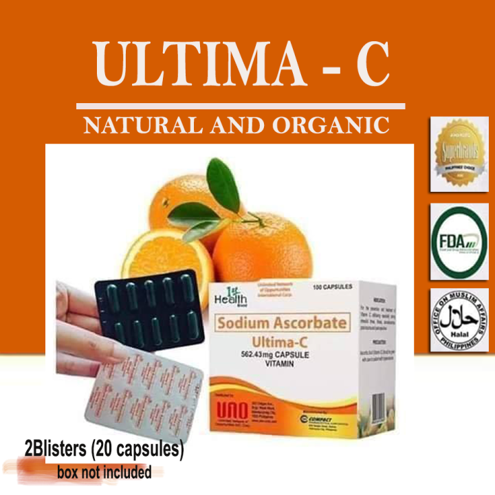 Ultima C 2 blister 20 capsules(Vitamins for Kids and Adults)(Nakakataba ...