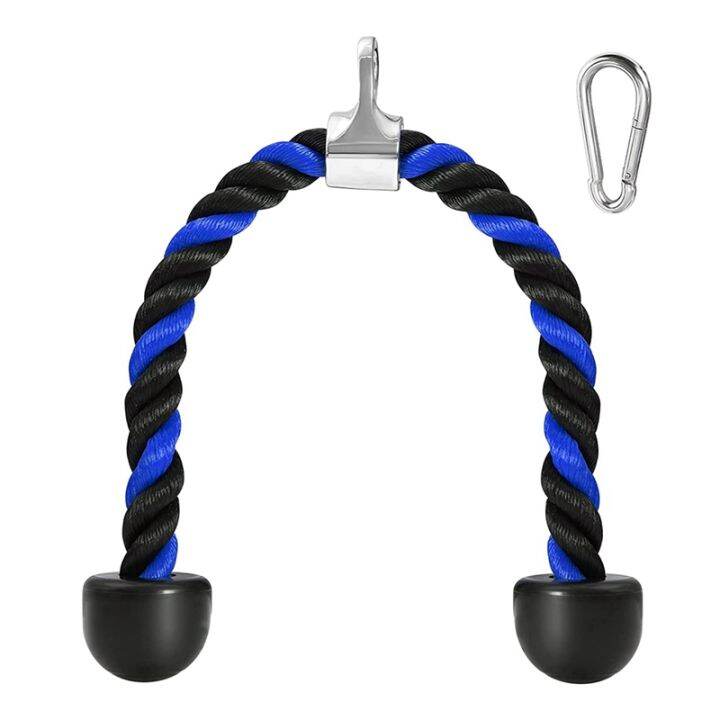 90CM Tricep Rope Pull Down Attachment,Heavy Duty Coated Nylon Rope ...