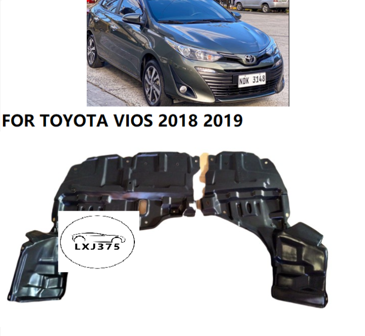 FOR Toyota Vios 2018 2019 Engine Splash Guard / Engine Under Cover ...