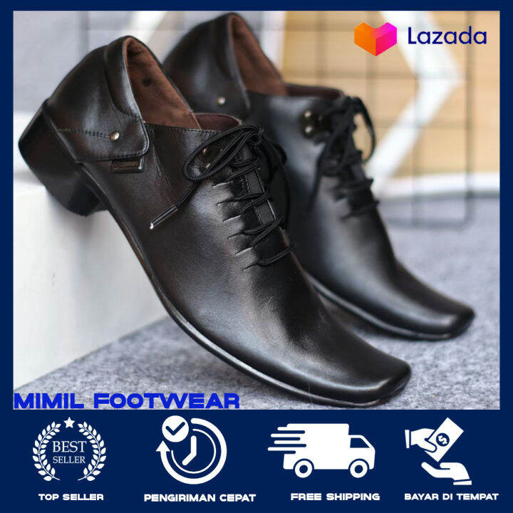 Sepatu Pantofel Pria Casual Anak Muda Buat Acara Nikah Ujung Lancip ...