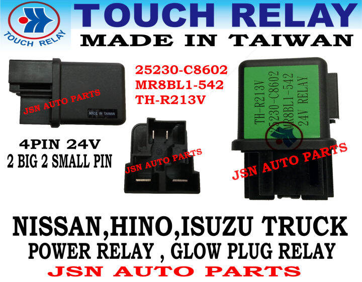 TH-R213V 4PIN 24V 2B2S POWER RELAY TOYOTA NISSAN HINO FUSO TRUCK LORRY AKSESORI 25230-C8602 ...