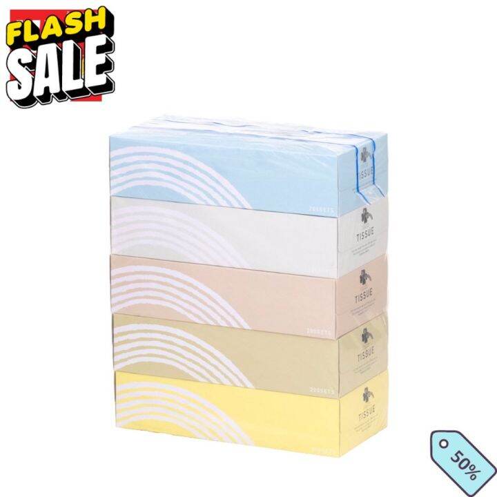 PaperOneShop Kurashirizumu Tissue Paper 200W 5P / คุราชิริซูมุ เน็ท ทิชชู เปเปอร์ 200 5ชิ้น ...