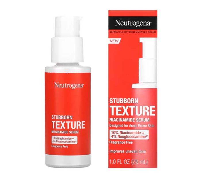 Neutrogena, Stubborn Texture, Niacinamide Serum for Acne-Prone Skin ...