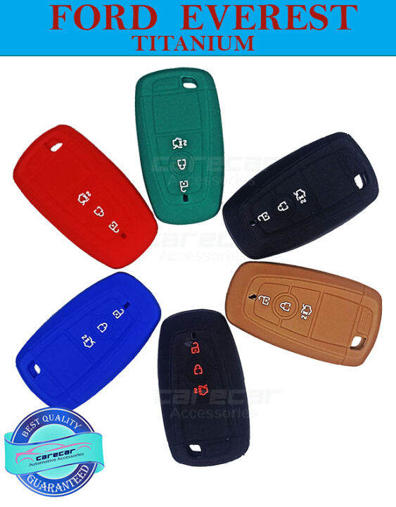 Ford Everest Titanium Smart Keyless Entry Remote Silicone Cover / 3 ...