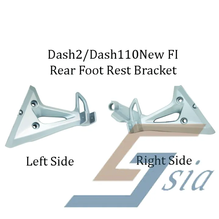 Dash2/Dash110New FI Rear Foot Rest Bracket | Lazada