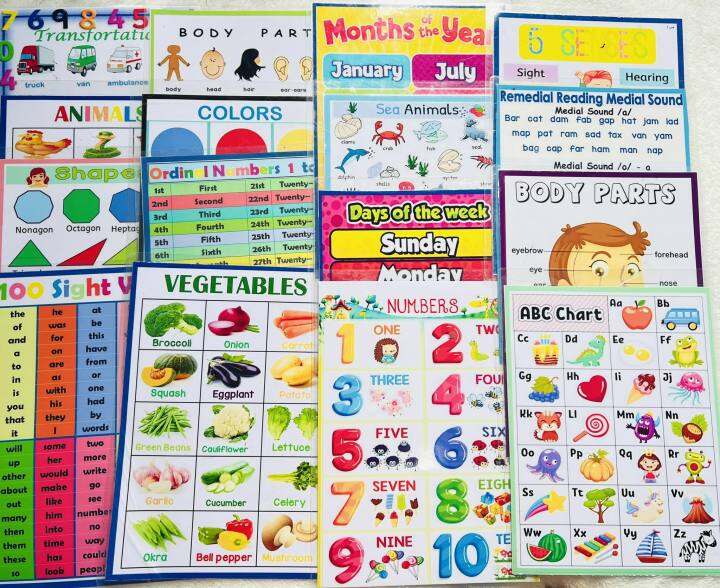 CHARTS LAMINATED BUNDLE | Lazada PH