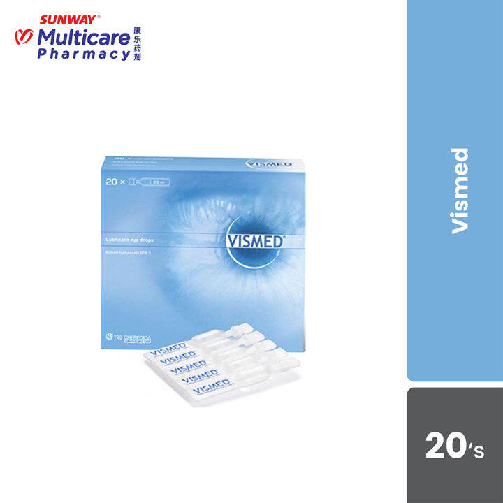 Vis Med Lubricant Eye Drops 0.3ml x 20's | Lazada