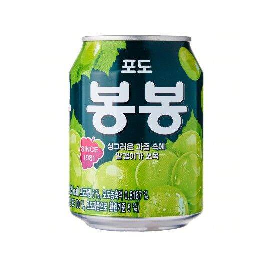 Haitai Grape Bong Bong Drink 238ml | Lazada