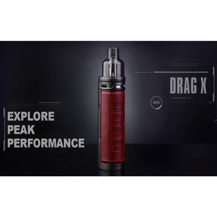 vape Voopoo Drag X 80W Mod Pod Kit 4.5ml | Lazada PH