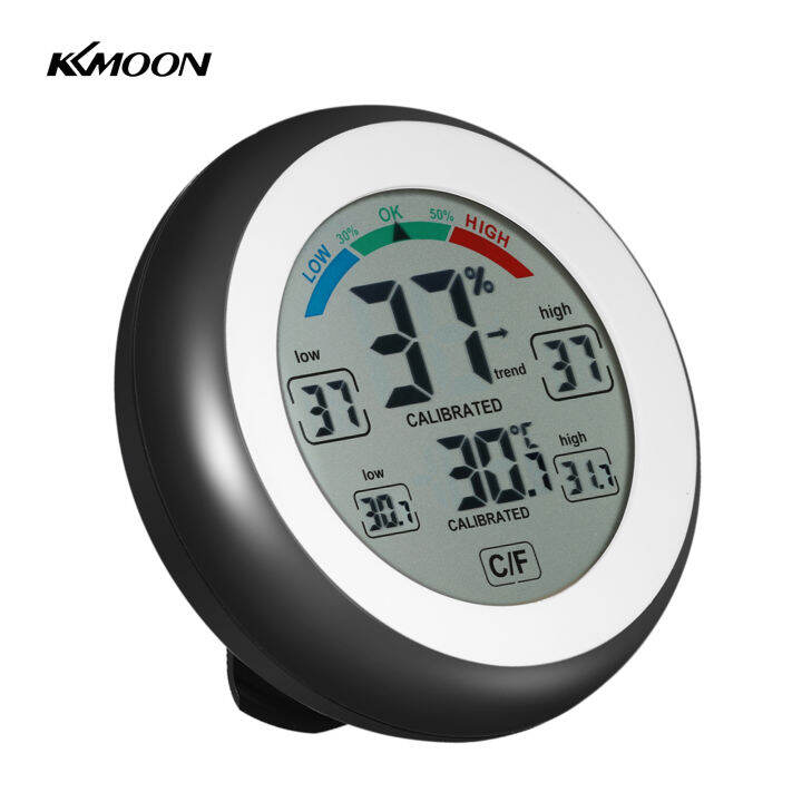 KKmoon °C/°F Digital Ther-mometer Hygrometer Temperature Humidity Meter ...