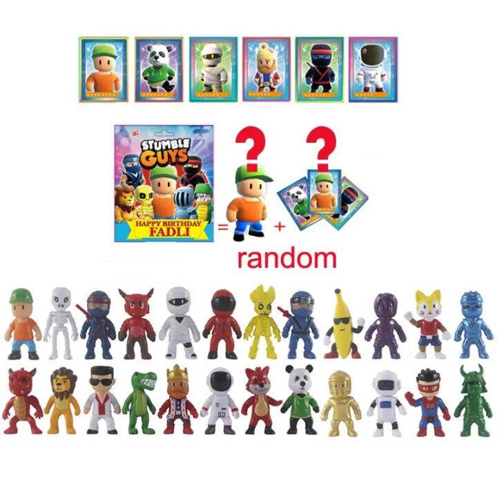 Random PVC Juguetes Stumble Guys Card Game Model Stumble Guys ...