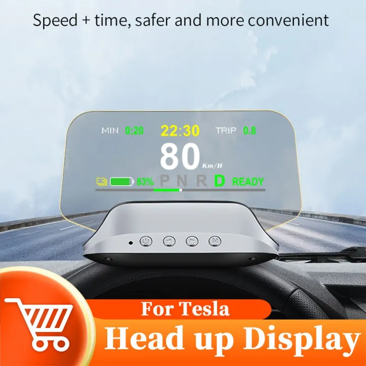 Model 3 & Y Head-up Display Fit For Tesla Car Speedometer With Turn ...