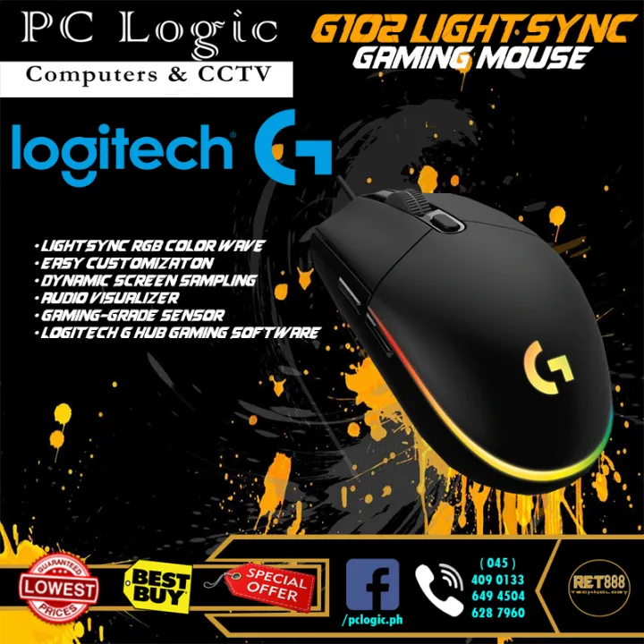 LOGITECH G102 LIGHTSYNC GAMING MOUSE | Lazada PH