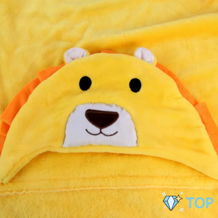 【Boonu】ผ้าขนหนูลายการ์ตูน 70x100 cm ของใช้เด็กอ่อน เสื้อคลุมอาบน้ํา ผ้า ...