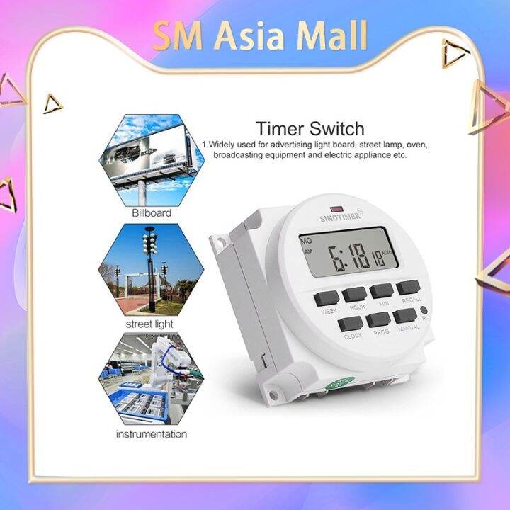 (New product launch) (stock) SINOTIMER relay controller 7 days a week ...