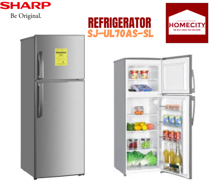 SHARP REFRIGERATOR SJ-UL70AS-SL | Lazada PH