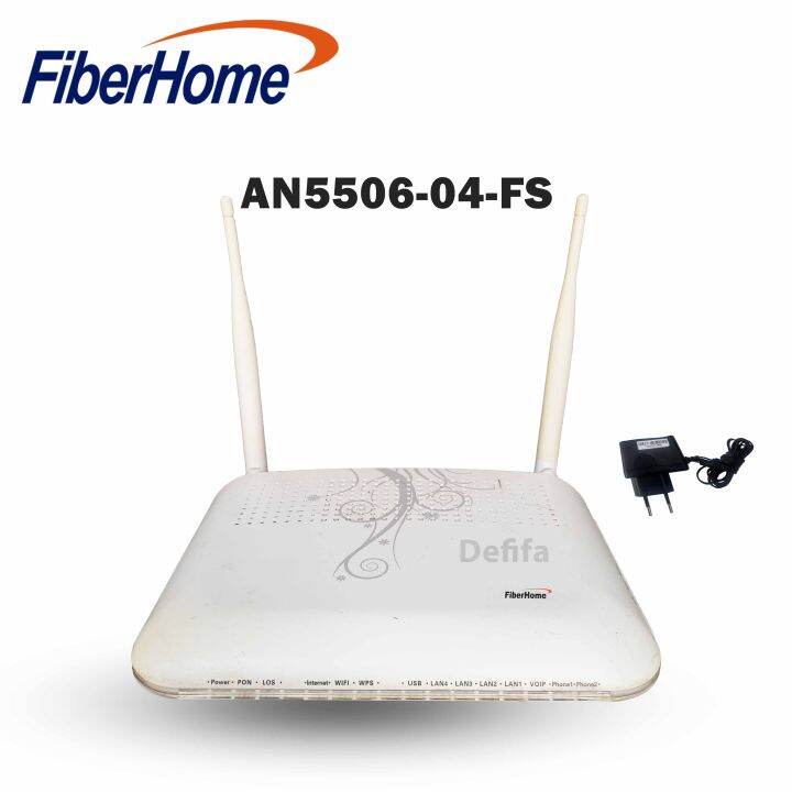 Modem FTTH Router Wireless WIFI Fiberhome AN5506-04-FS GPON ONT ONU ...