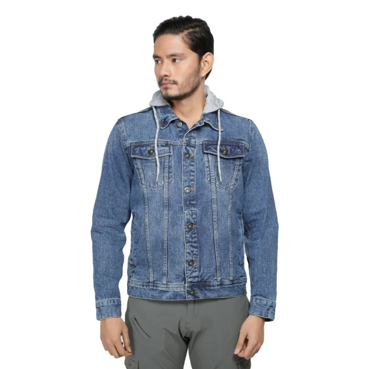 EIGER HOOLIGAN JACKET DENIM RD - NAVY | Lazada Indonesia