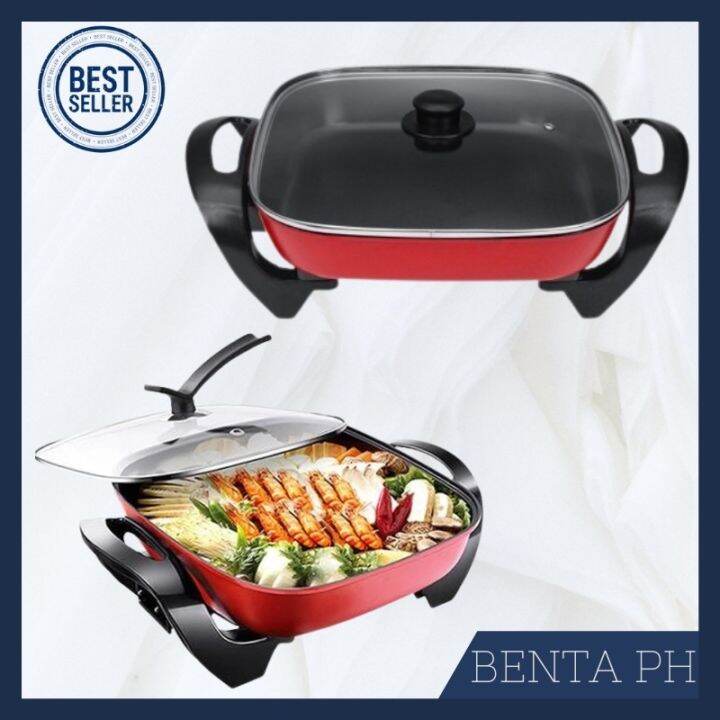 Electric Hot Pot Electric Work Multifunction Electric Pan Skillet ...