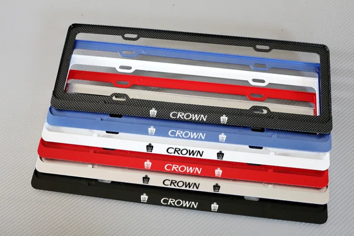 New Crown License Plate Shelf New Crown License Plate Frame Crown ...
