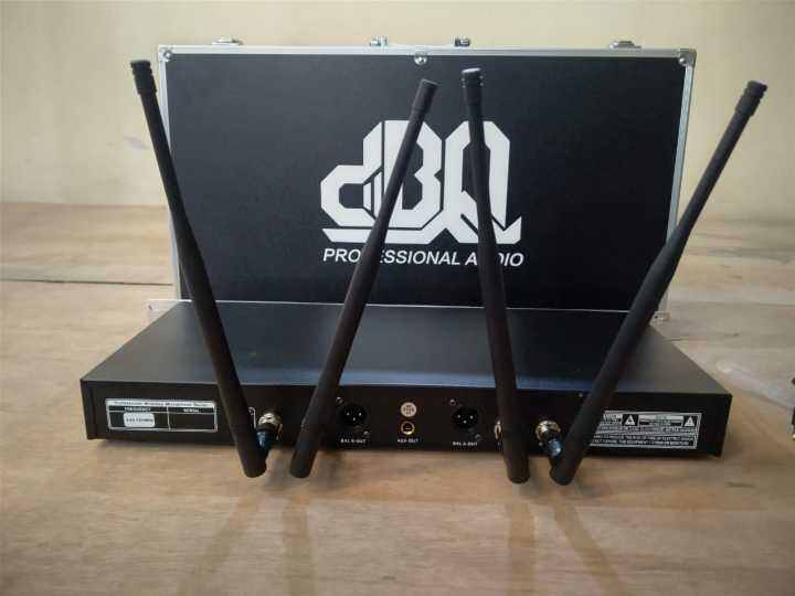 MICROPHONE DBQ Q8 PRO WIRELESS MICROPHONE - 2 CHANEL MIC WIRELESS - MIC ...