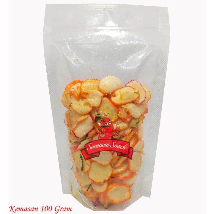 Seblak kerupuk kemplang rasa gurih kemasan 100 gram | Lazada Indonesia