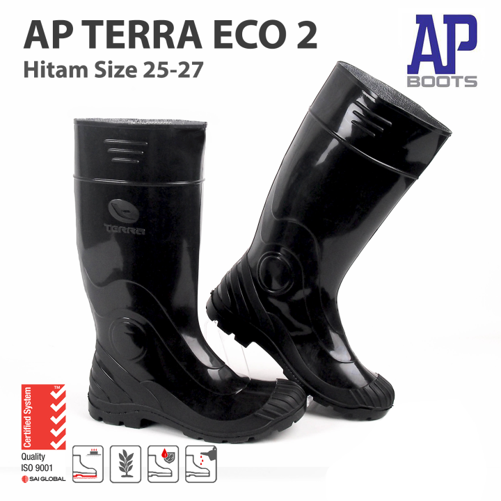 Sepatu Boot AP TERRA ECO 2 BOOT Karet Panjang - Sepatu Safety Kerja APD ...