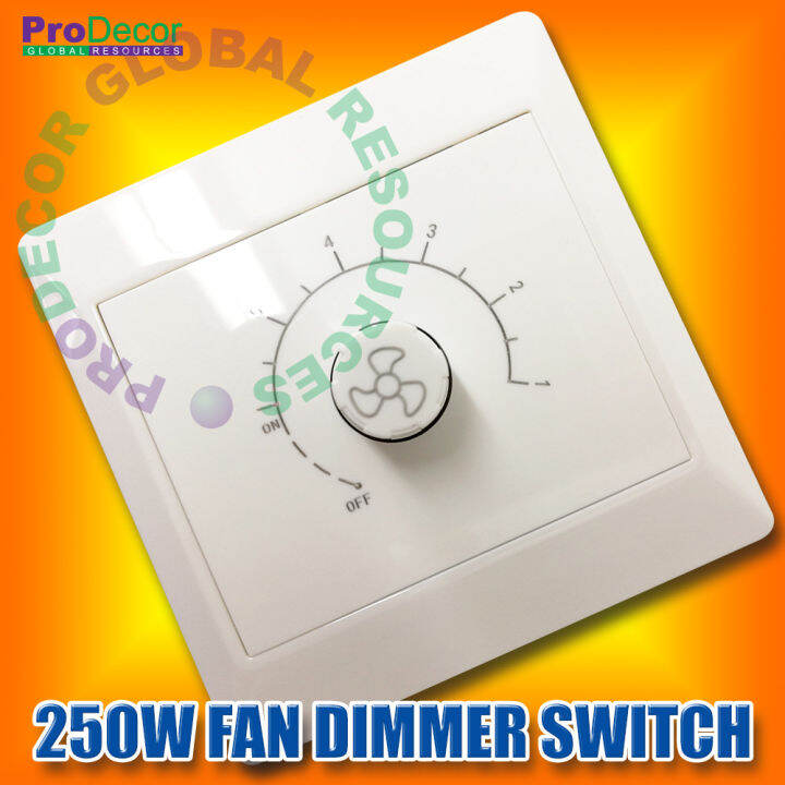 SUM 1 GANG 250W FAN DIMMER SWITCH - FD-250W | Lazada