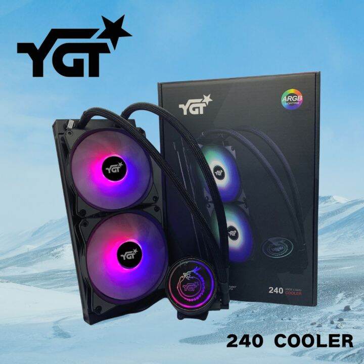 YGT 240mm Liquid Cooling Fan for Computer Case liquid cpu cooler ...