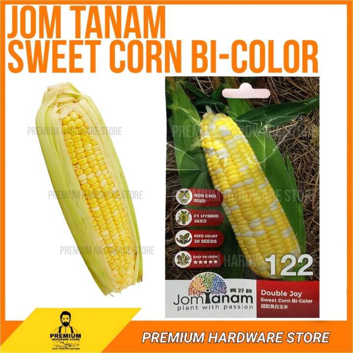 JOM TANAM BY CROP POWER DOUBLE JOY SWEET CORN BI-COLOUR SEED / BENIH ...