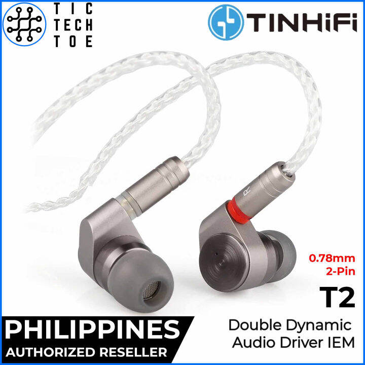 TIN HIFI TIN AUDIO T2 Double Dynamic Driver Earphones♚ | Lazada PH