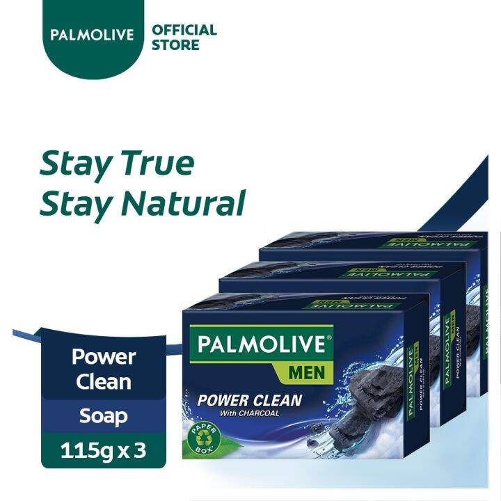 Palmolive Men Bar Soap Power Clean 115g Pack of 3 | Lazada PH