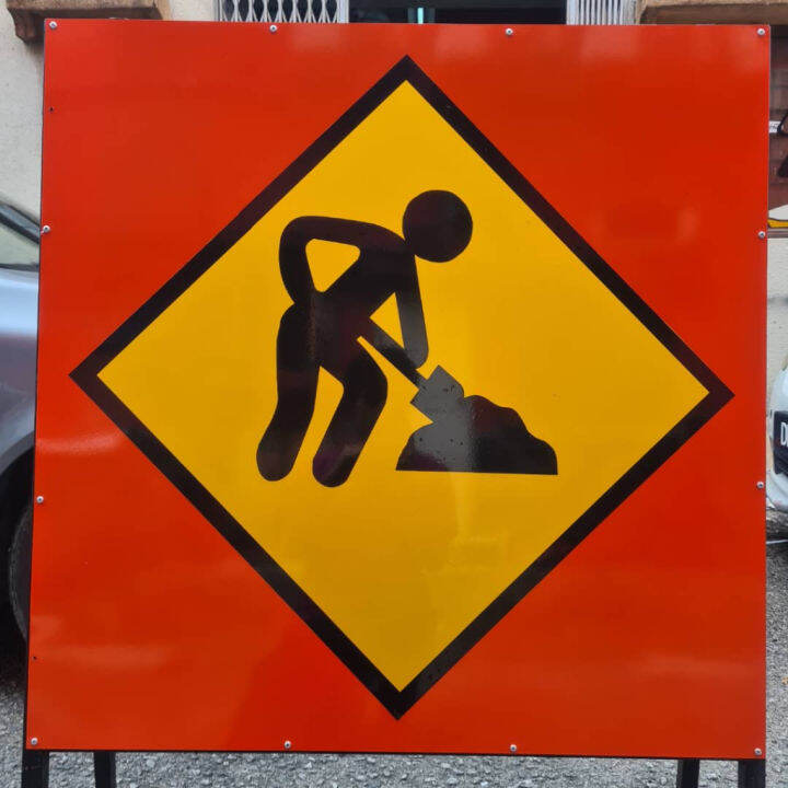 SAFETY SIGNAGE SIGNBOARD TELECOM TURNKEY CONTRACT ( PLATE MADE OF ...