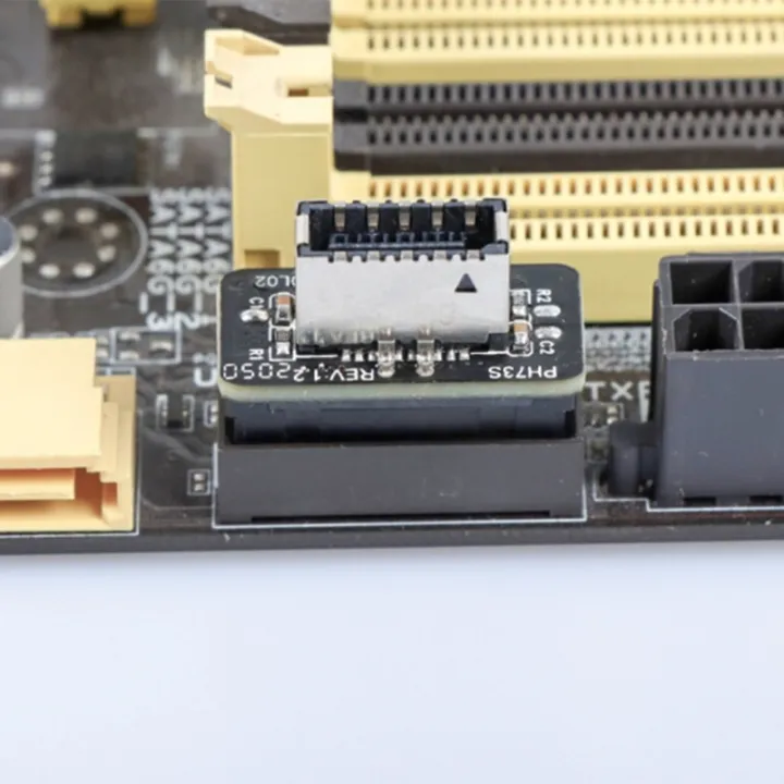 K1KF USB 3.0 Internal Header to USB 3.1/3.2 Type C Front Type E Adapter ...