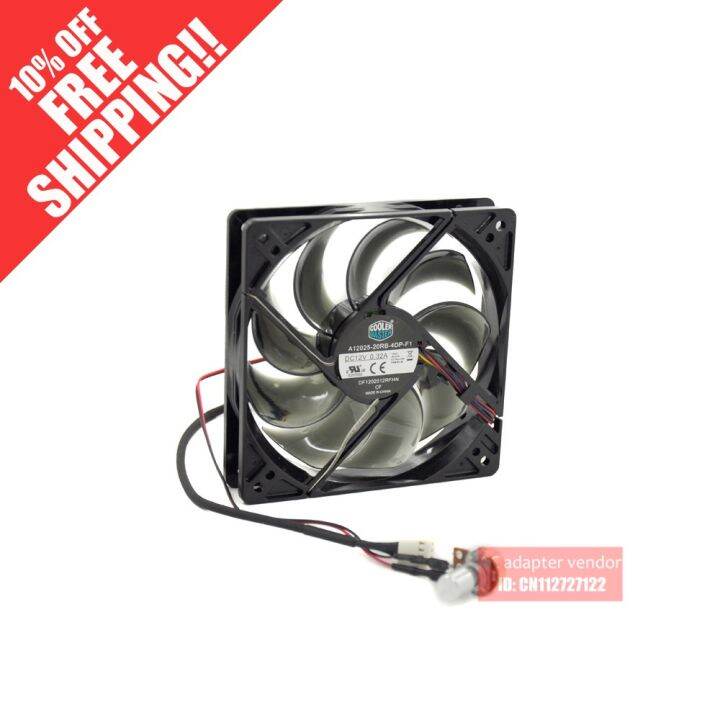 new Cooler Master CPU 12cm silence 4 wire PWM cooling fan | Lazada.co.th