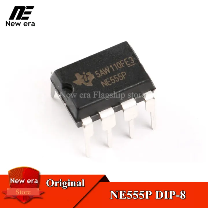 10Pcs Original NE555P DIP-8 NE555 DIP8 NE555N Single high precision timer IC New Original ...