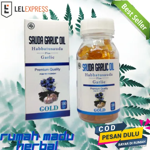 Sauda garlic oil habba garlic 100 kapsul bergaransi | Lazada Indonesia