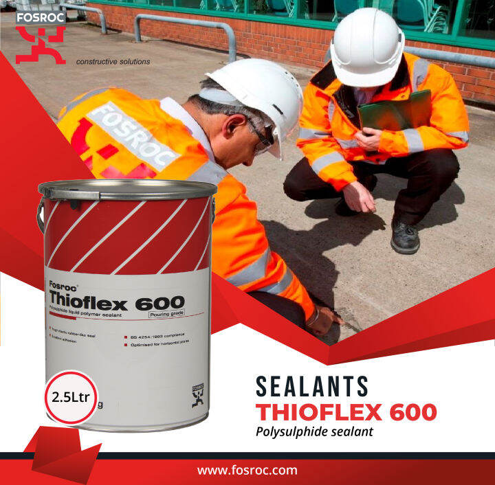 Fosroc Thioflex 600 Gun Grade Grey - Polysulphide sealant | Lazada