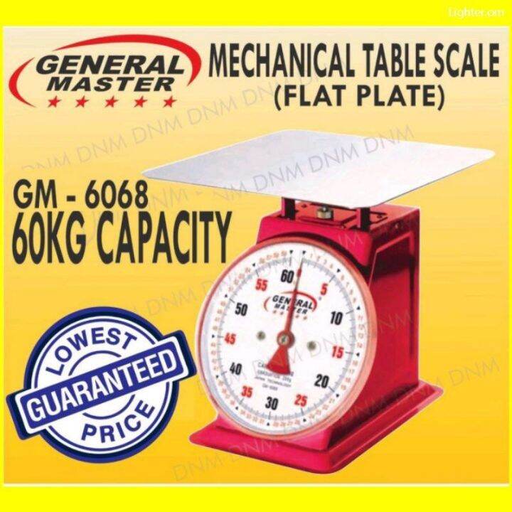 ️AJA GENERAL MASTER WEIGHING SCALE 5KG,10KG, 20KG, 60KG, 120KG FOOD ...