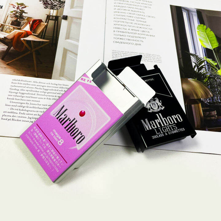 Metal sliding cover cigarete case accessories coarse cigarete 20pcs ...