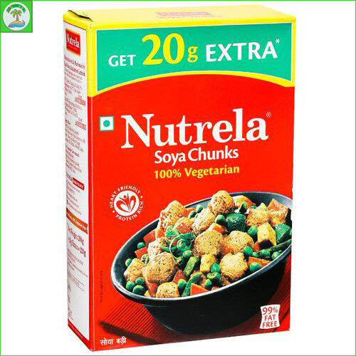 Nutrela SOYA (Chunks, Granules, Mini Chunks) 100% Vegetarian - Imported ...