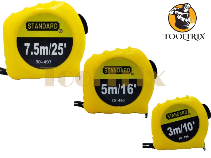 Standard Steel Tape Measure Metro Tape Heavy Duty (Sold per pc) 3m,5m,7 ...