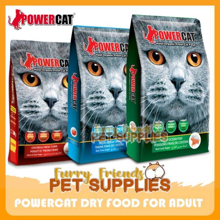 POWERCAT CAT DRY FOOD FOR ADULT 1kg | Lazada PH