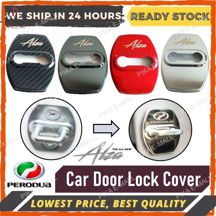 PERODUA NEW ALZA 2022 Car Door Lock Cover Car Door Latch ALZA BARU 2022 ...