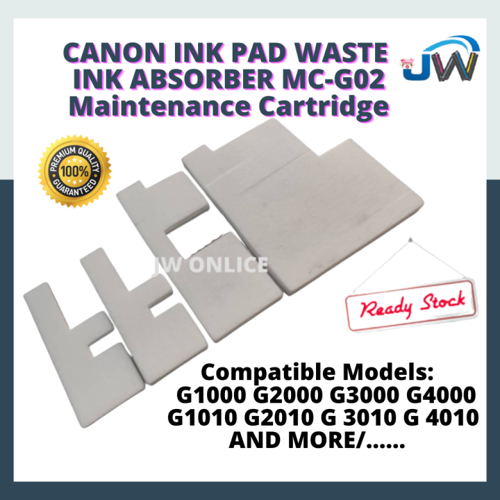 Canon G1000 G2000 G3000 /G1010 2010 3010 4010 Waste Ink Pad Absorber Full For G1000/G2000/G3000 ...
