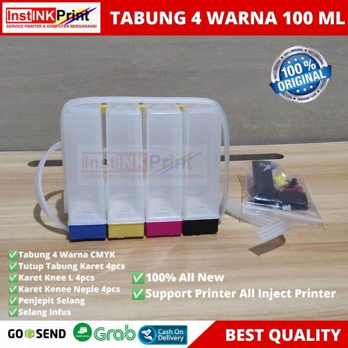 Tabung Infus 4 Warna 100ML CMYK | Lazada Indonesia