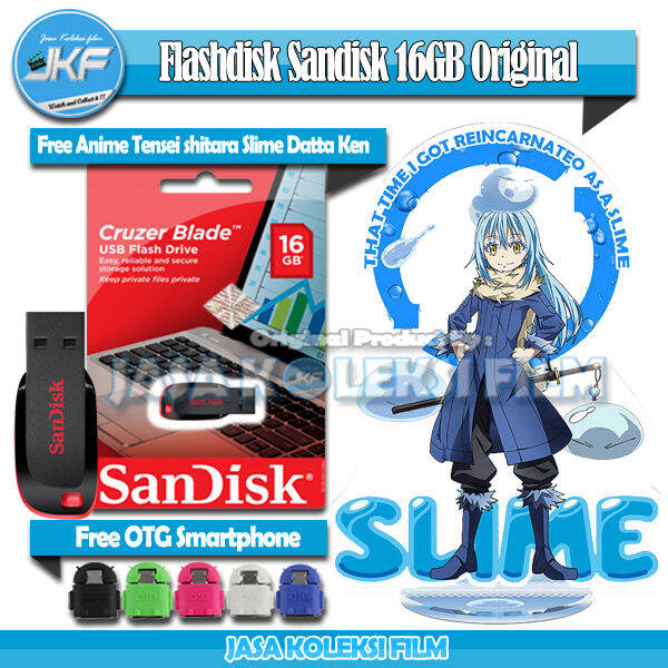 Flashdisk Sandisk 16GB Original - Anime Tensei shitara Slime Datta Ken ...