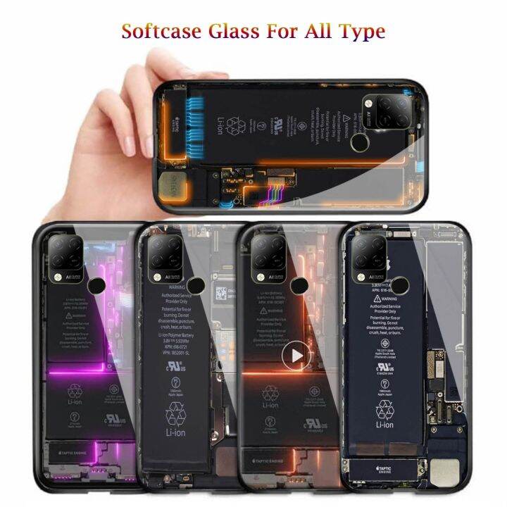 Softcase Glass Kaca VIVO Y21S - J11 - Casing Hp VIVO Y21S - Pelindung ...