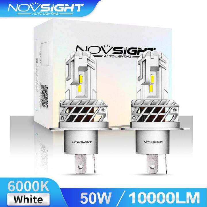 Novsight N35 Series 2pcs Car Headlights h4 h11 h1 50W Car LED Headlamp 6000K 10000LM Headlamp ...